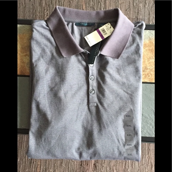 Perry Ellis | Shirts | Perry Ellis Polo Shirt Xxl Grey Nwt | Poshmark